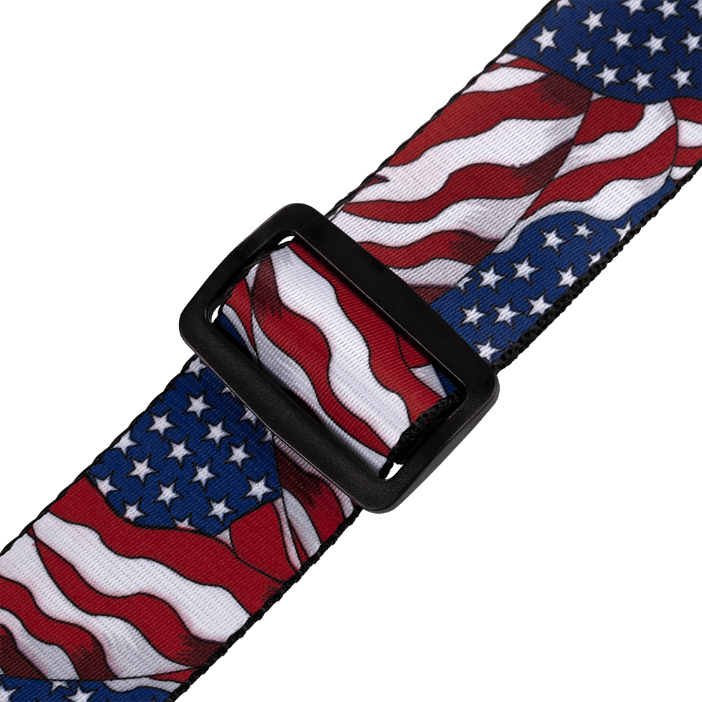 Levy's MP-09 2” Polyester American Flag Guitar Strap