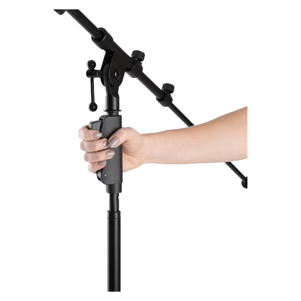 On-Stage MS7550 One-Handed Tripod Boom Mic Stand